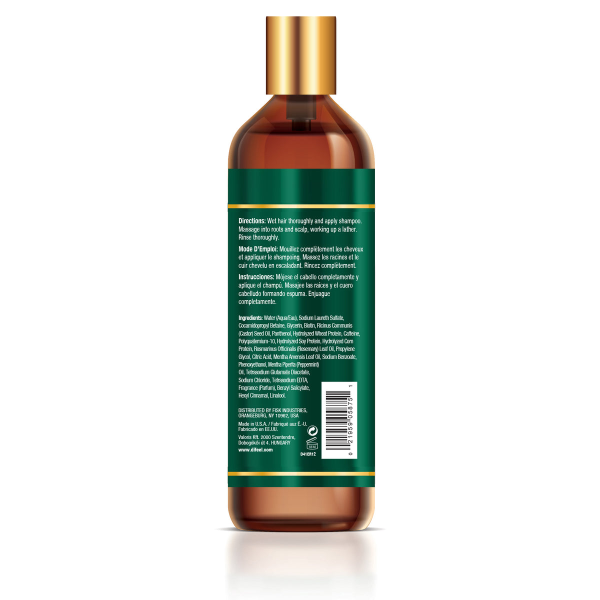 Difeel Elevated Rosemary and Mint Shampoo 12 oz. | difeel - find your ...