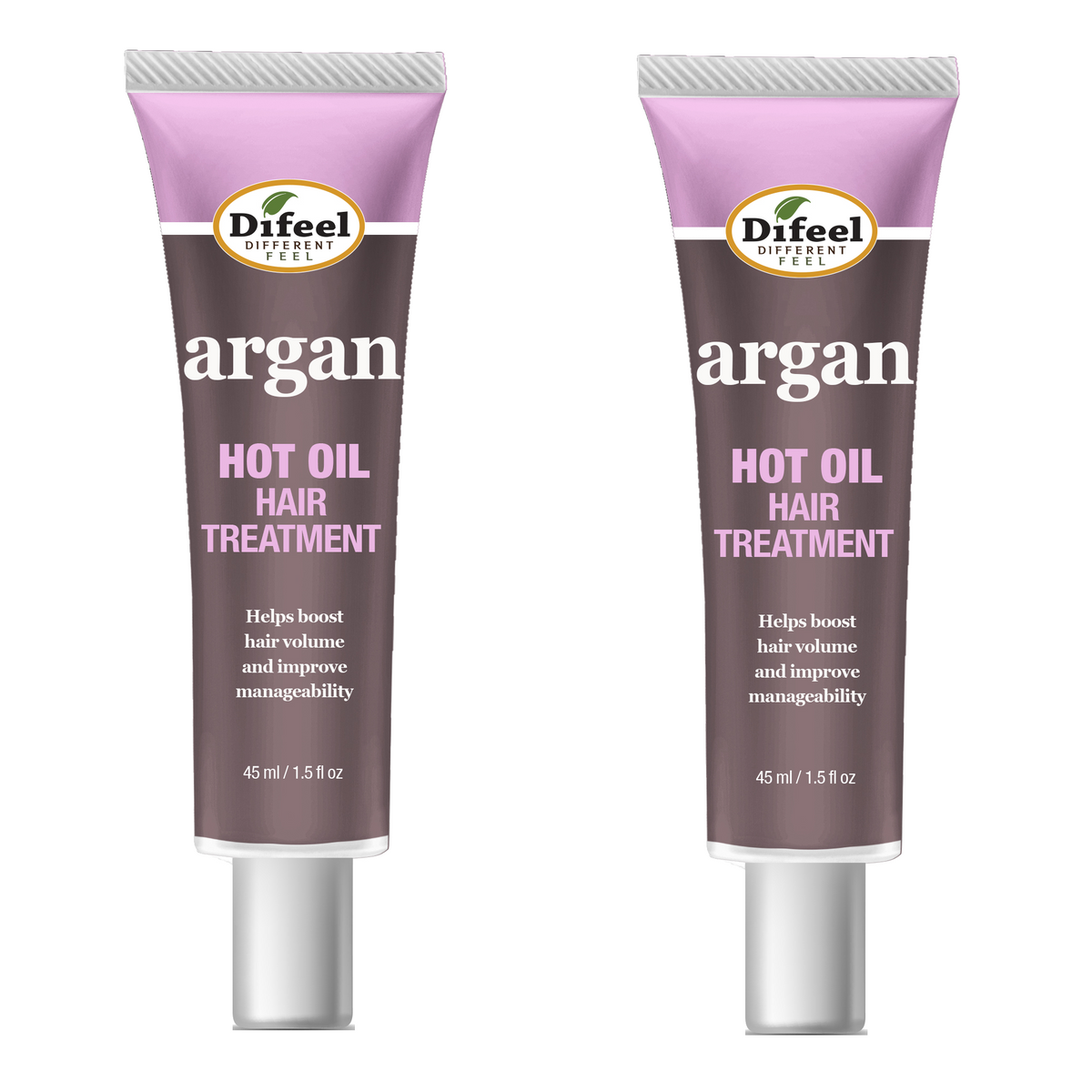 Difeel Hot Oil Hair Treatment with Argan Oil 1.5 oz. (Pack of 2 ...